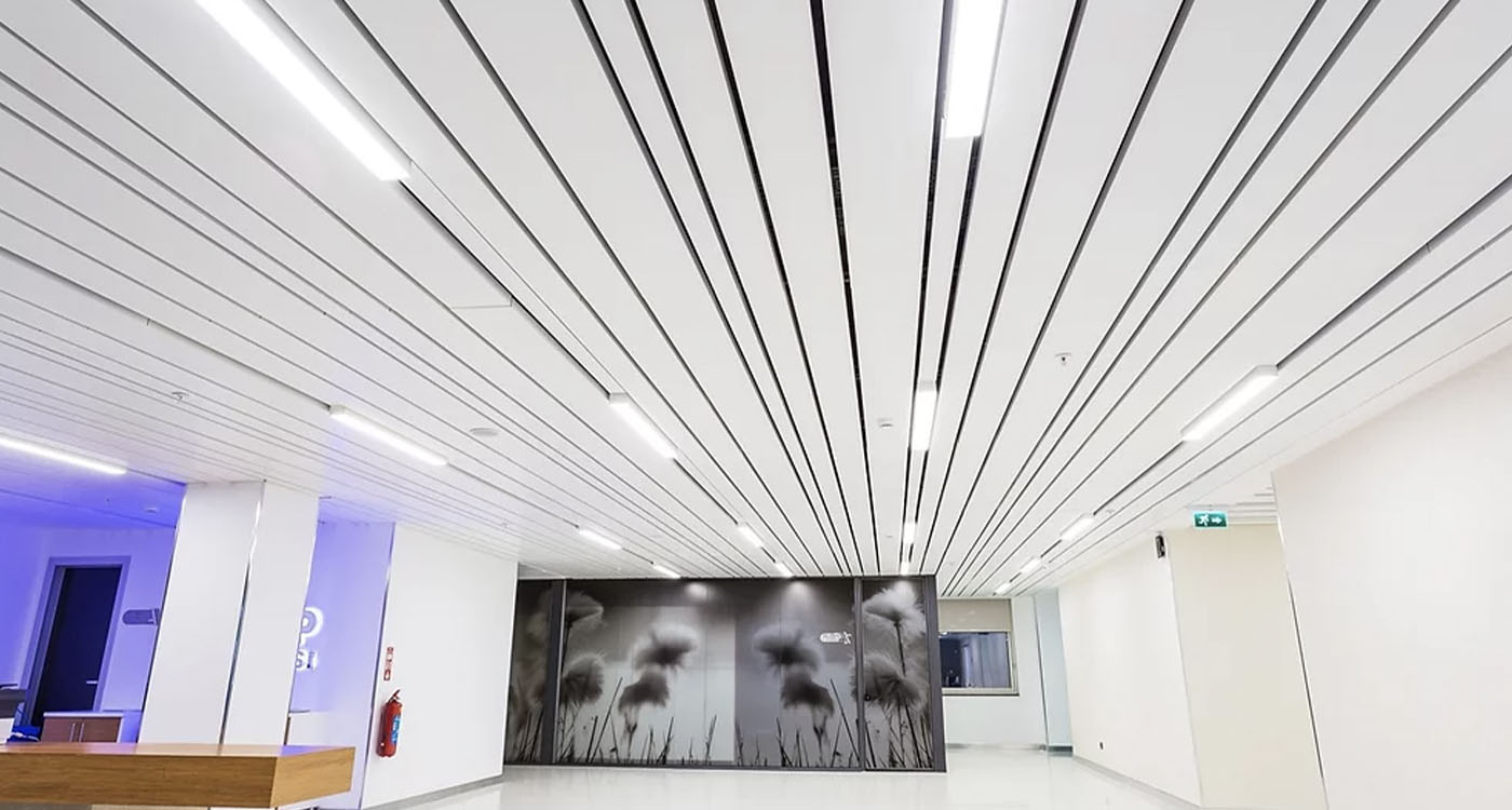 AP 103 Linear Strip Ceiling - Apton Partitioning