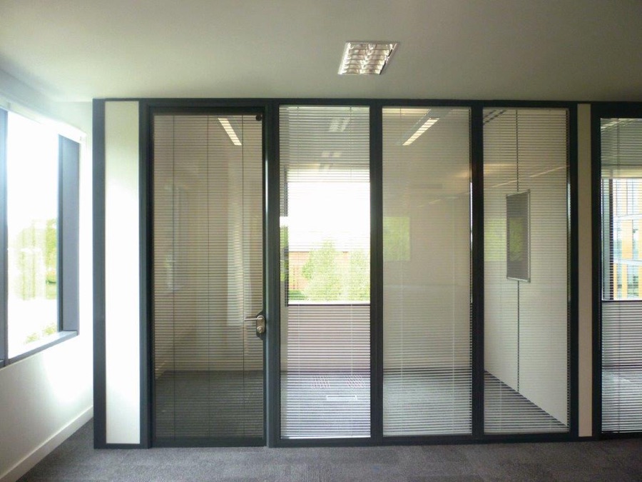 Colourline Steel Framed Partition System - Apton Partitioning