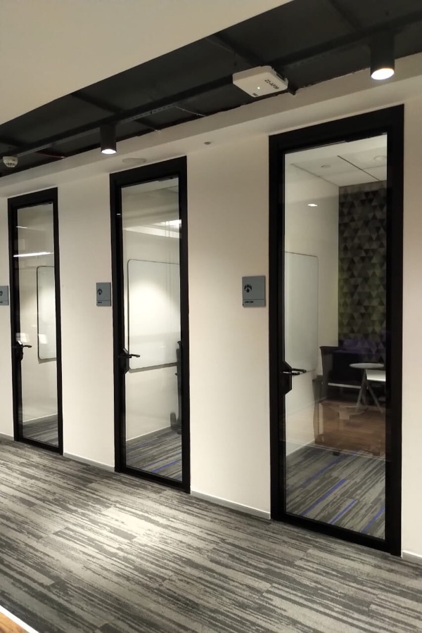 GDS - Bonded double glazed acoustic door - Apton Partitioning
